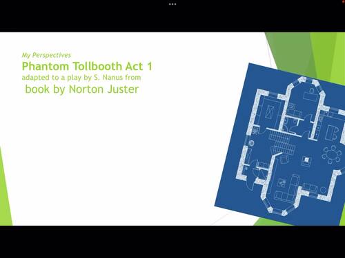My Perspective Phantom Tollbooth A 1&2-PREREAD LESSON:SETTING, VOCAB ...