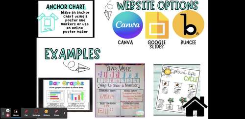 ANY TOPIC Choice Board - 16 Choices - Print and Digital by Math and Glitter