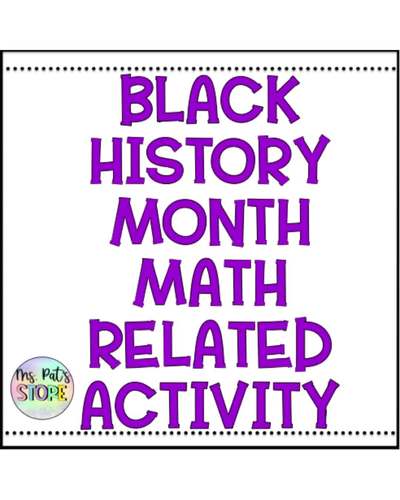 Black History Month Math Activity: Dividing Decimals by Ms Pat Store