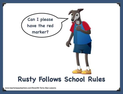 Learning How to Follow School Rules - Social Skills Behavior Story - SEL