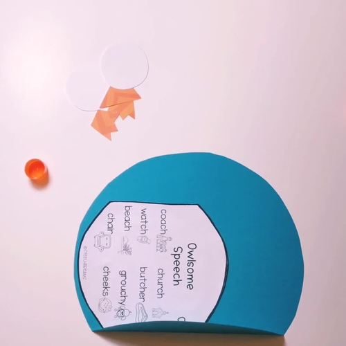 Fall Owl Speech Craft for language & articulation goals by Speech Dreams