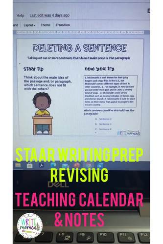 STAAR Writing Prep BUNDLE by Write Moments | Teachers Pay Teachers