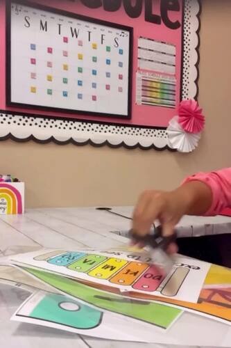 Xylophone Music Bulletin Board Set Back to School Decor for Music Classroom