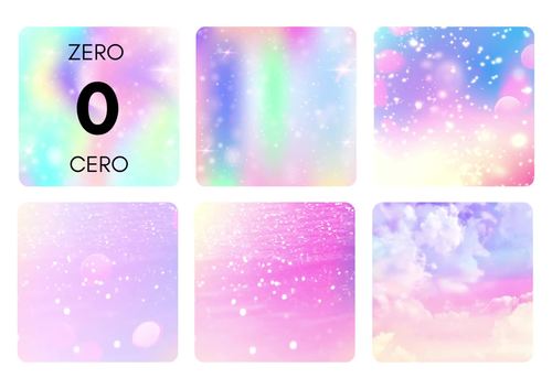 Rainbow Unicorn Counting Cards by 123TeacherMom | TPT