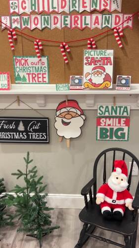 Christmas Wonderland Dramatic Play Tree Farm Letters to Santa Candy ...