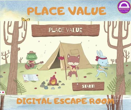 Math Decimal Place Value Review Activity | Digital Escape Room by Matemaths