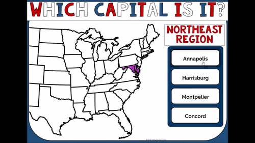 50 States and Capitals Boom Activity Bundle by Handy Hanlon Creations