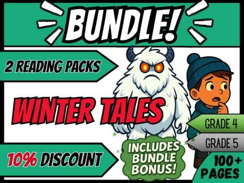 Winter Tales Bundle | Reading Comprehension | Grade 4/5 by Bitesize ...