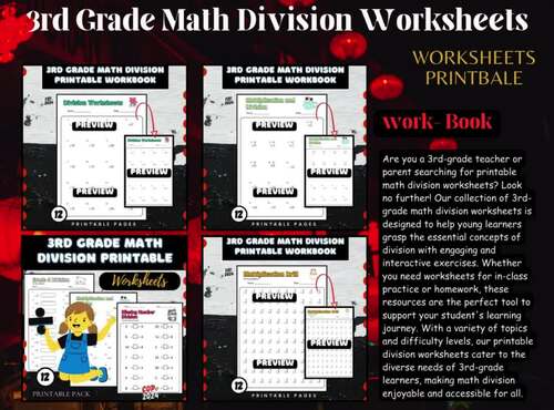 3rd Grade Math Division Worksheets Printable for kids by English For ...