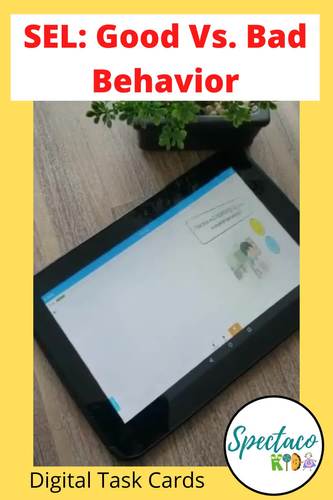 Social Emotional Learning SEL | Good vs. Bad Behavior NO PREP BOOM CARDS