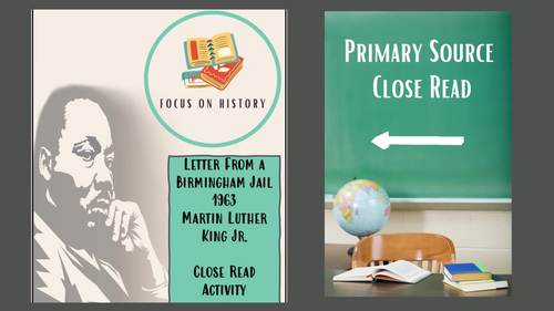 Primary Source - Martin Luther King Jr. - Letter From a Birmingham Jail