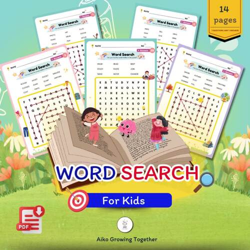 Fresh Finds Word Search – Fruits, Veggies & Food Vocabulary for Grades 1–4