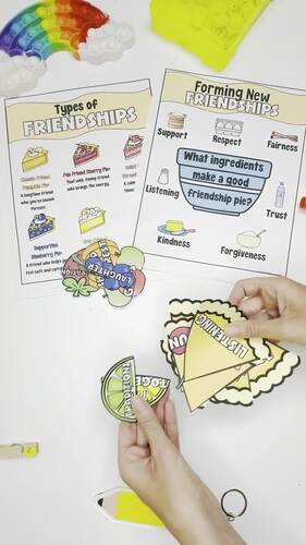 Friendship Pie- Friendship Activity by Heart and Mind Teaching | TPT