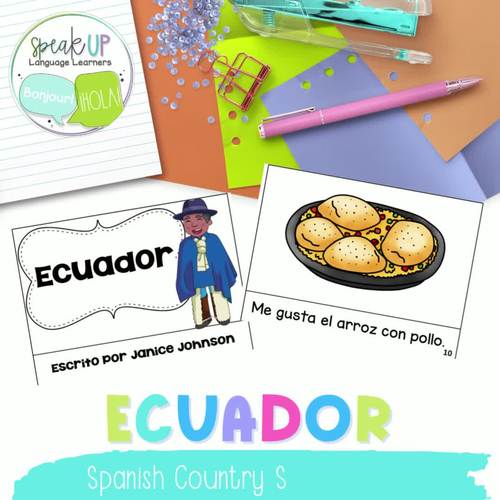 Ecuador Country Study Spanish Reader & Activities Print & Digital with ...