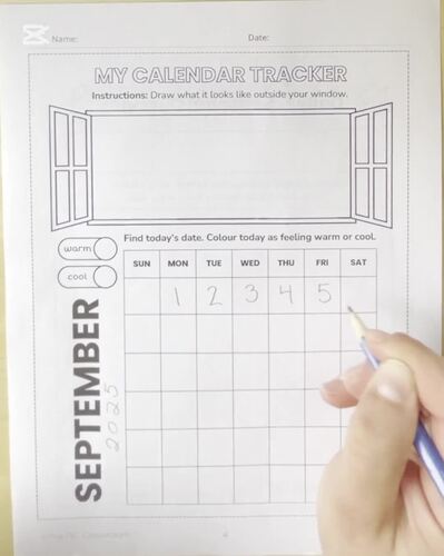 Grade 1 Science: 12-Month Seasonal Changes Calendar Tracker (Ontario ...