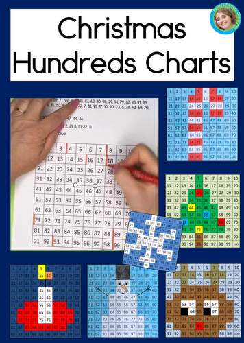 Christmas 100s Chart | Winter Holidays Hundreds Chart | 100 Charts
