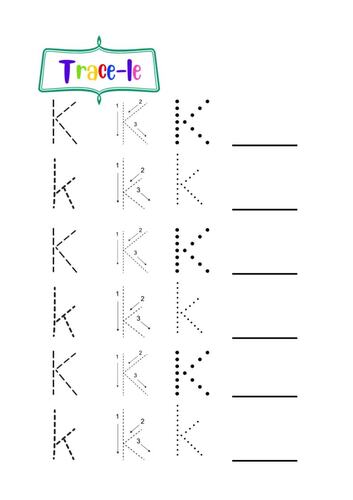 Toddlers Curriculum | French Letter "K" Activities by Brainstorm Preschool