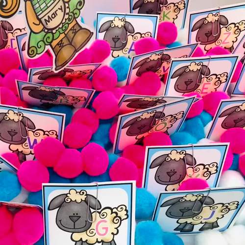 Nursery Rhyme Alphabet Activity - Mary Had a Little Lamb Letter Match ...