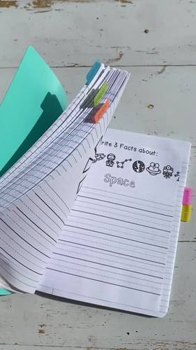First Grade Interactive Writer's Notebook by Ali - Sunshine in Primary