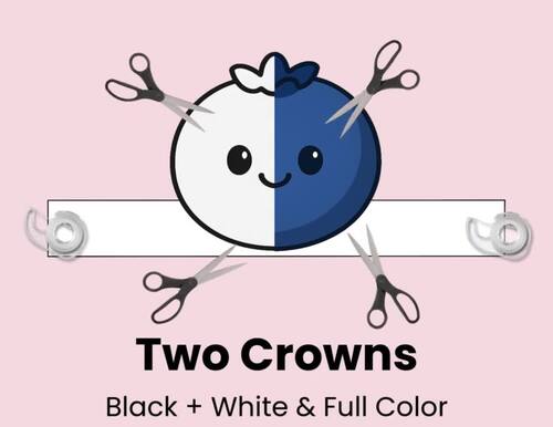 Blueberry Crown / Mask / Costume / Animal / Headband ** Two Crowns