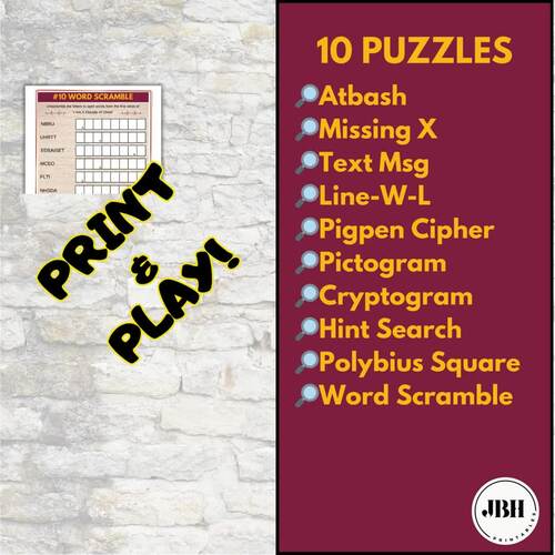 Printable LDS Youth Escape Room: Uncover the Secrets of 'The Missing ...