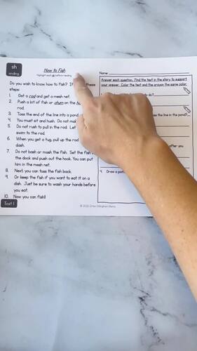 Nonfiction Decodable Text - Reading Comprehension for Phonics Blends ...