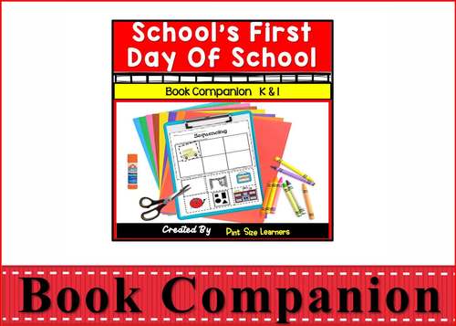 School’s First Day of School Book Study | Literacy Activities | TPT