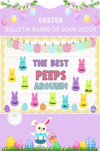 Easter Bunny Bulletin Board Ideas Door Decor April Classroom Decorations
