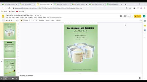 Chemistry Measurement Flash Cards by Scienza | TPT