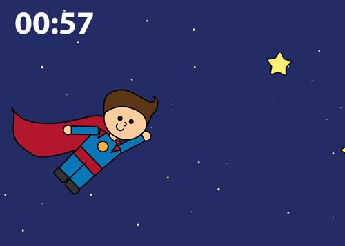 Superhero Theme Visual Timer Countdown Classroom Management Video