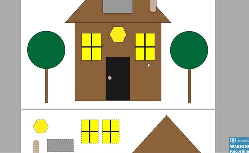Build a House Using 2D Shapes Activity Craft Template by FunnyArti