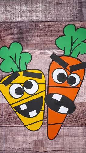 Creepy Carrots Craft and Writing Activity | Book Companion | Halloween ...