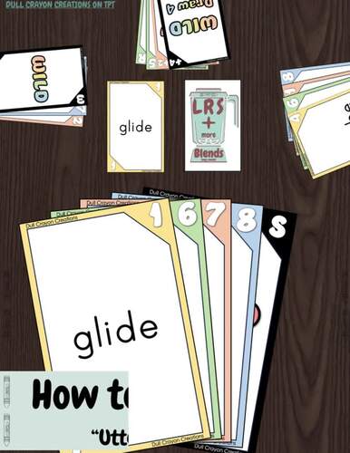 All Blends (Long Vowels) U.N.O. "Utter Number One" by Dull Crayon Creations