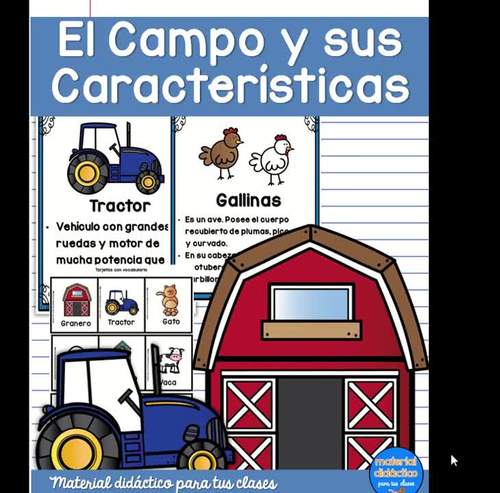 El Campo y sus características- ciencias naturales- actividades- Spanish