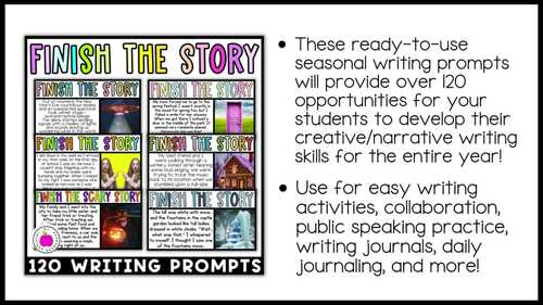 Finish the Story Activities - Narrative Writing Bundle by KJ Inspired ...
