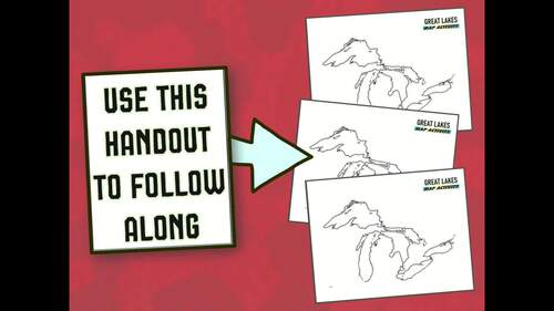THE GREAT LAKES MAP ACTIVITY - Follow along to turn a blank map into a ...