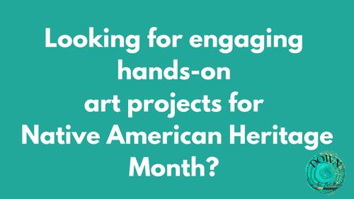 Native American Art Projects Bundle 3 | Navajo Blanket and Bison