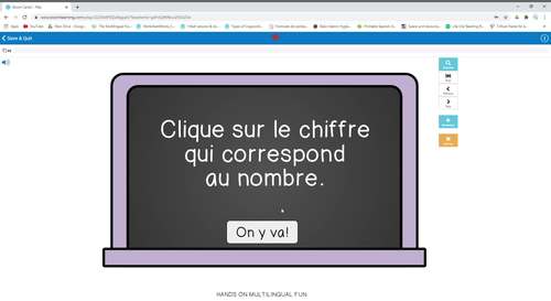 Les Chiffres (Numéros 50-60) Boom Cards Distance Learning | TpT
