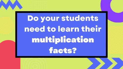 Multiplication Fact Fluency Digital Practice BUNDLE by The Teacher ...