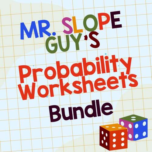 Probability Worksheets Bundle Engaging Activities for Middle School Math