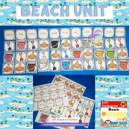 "Beach Fun with Buckets and Shovels: A Colorful Way to Teach ...