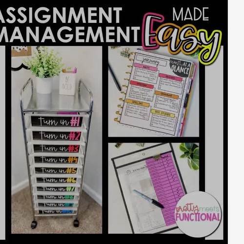 Assignment Management System | Classroom Organization | TPT