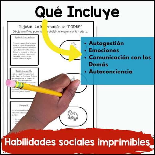 Social Skills in Spanish - Imprimibles de Habilidades Sociales (Autismo)