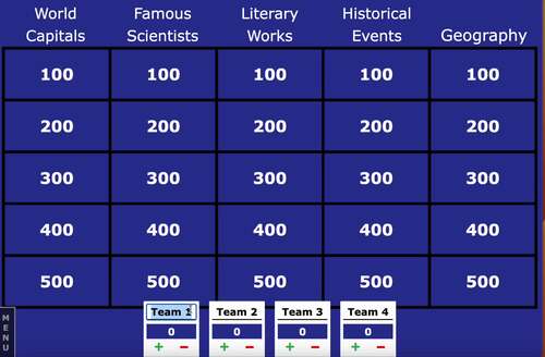 AP Physics Chapter 18 Jeopardy Review Game: Electric Charge and ...