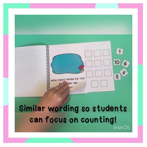 Spring Counting 1-10 Adapted Books for Special Education by Ms Gs Abilities