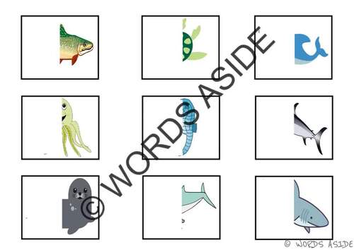 Occupational Speech Therapy Flash Task Cards SpEd Autism Adhd by Words ...