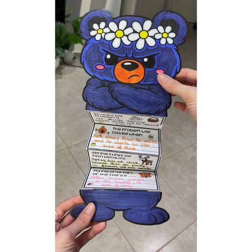 Spring Stinks no prep Craft Writing activity prompts Read Aloud ELA ...