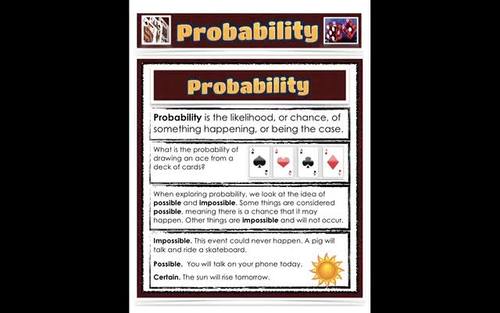 Math Education Probability Powerpoint File - Chances, Odds, Spinners PPT