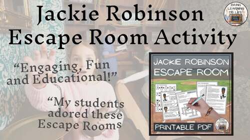Jackie Robinson Escape Room | Social Studies & History Activity | TPT