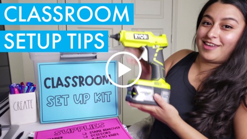 Classroom Setup Tips for Teachers VIDEO FREE by MrsGalvan CVC words